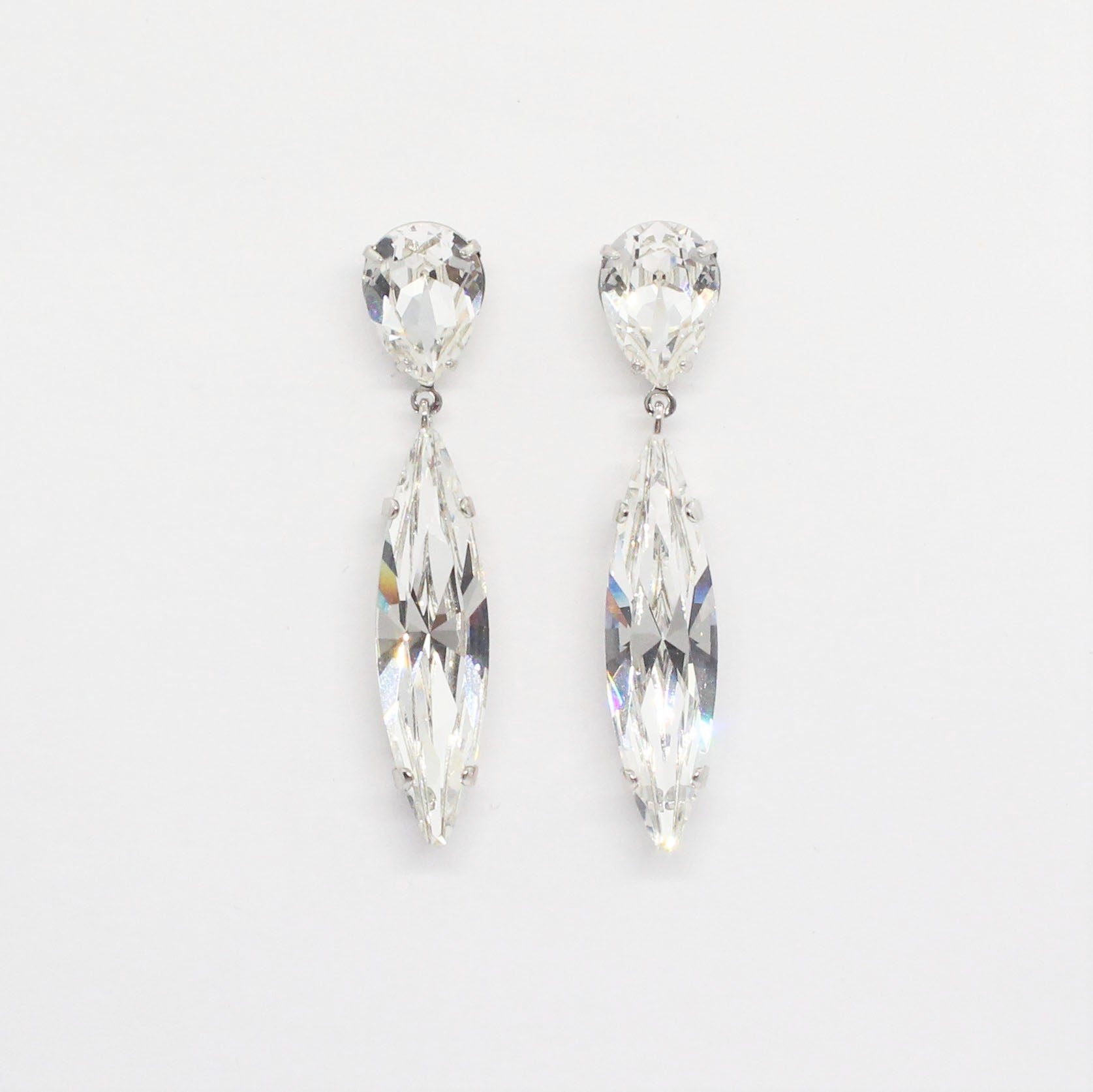 Jolie Sphinx Earrings - Swarovski Crystal – Ronza George Jewellery